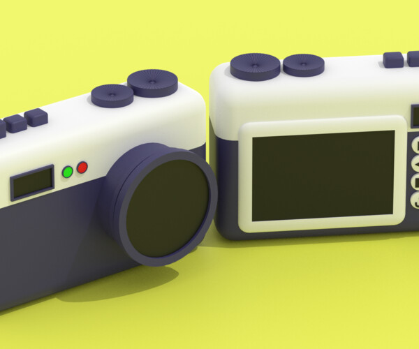 ArtStation - Cartoon Lovely Camera 3D model | Resources