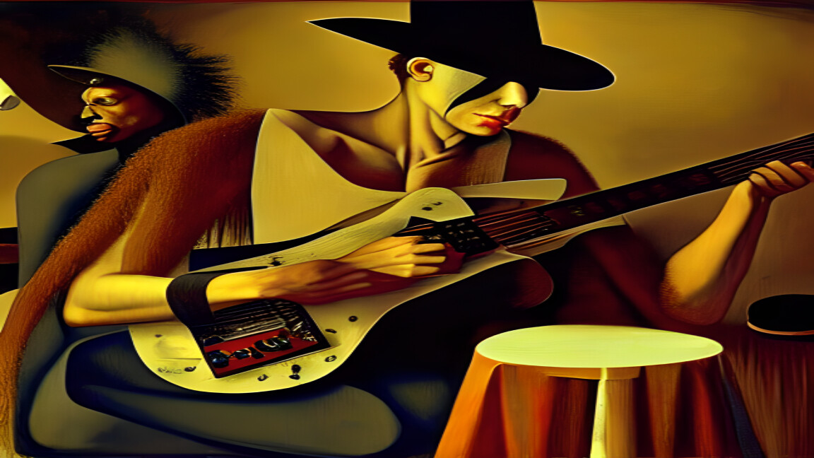 ArtStation - An Unusual Looking Blues Guitarist | Artworks