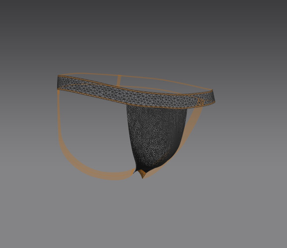 ArtStation - Marvelous Designer/CLO Jockstrap Gay Underwear Clothing ...