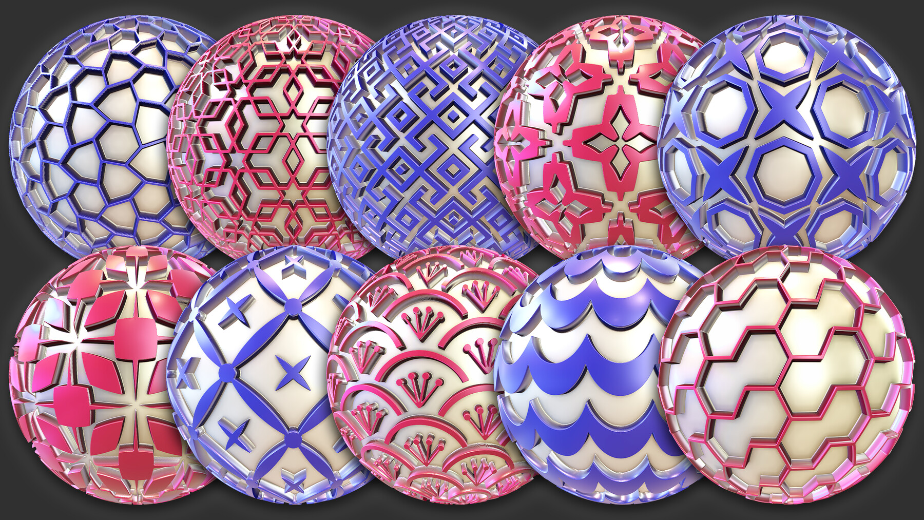 ArtStation - 50 Seamless Pattern + Alpha (4K) Vol 3 | Resources