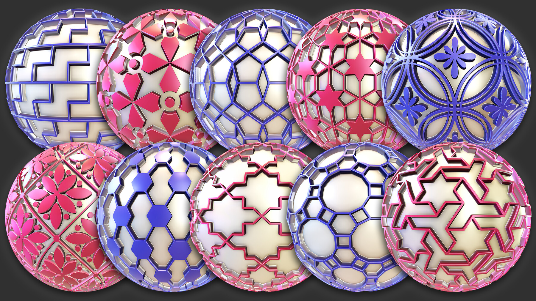 ArtStation - 50 Seamless Pattern + Alpha (4K) Vol 3 | Resources