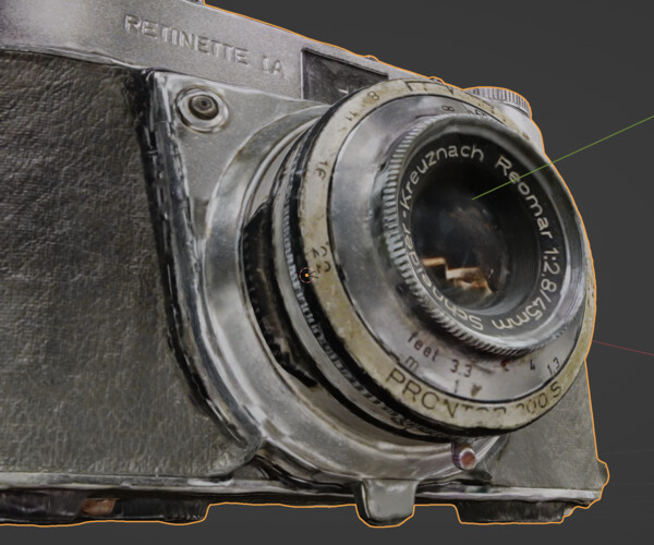 ArtStation - Old Camera Reinetta Vintage | Game Assets