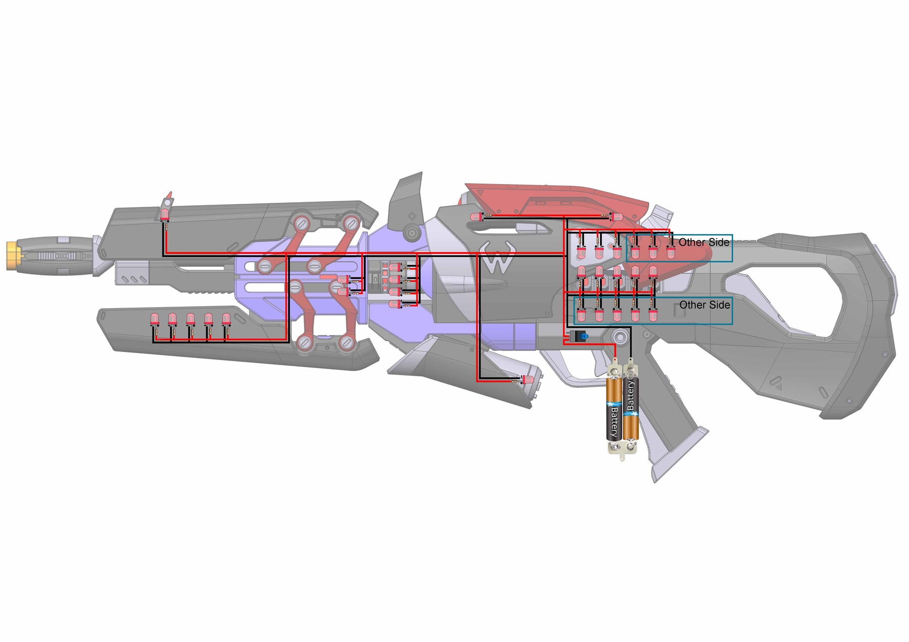 ArtStation - Widowmaker Noire Skin - Overwatch - Printable 3d model ...