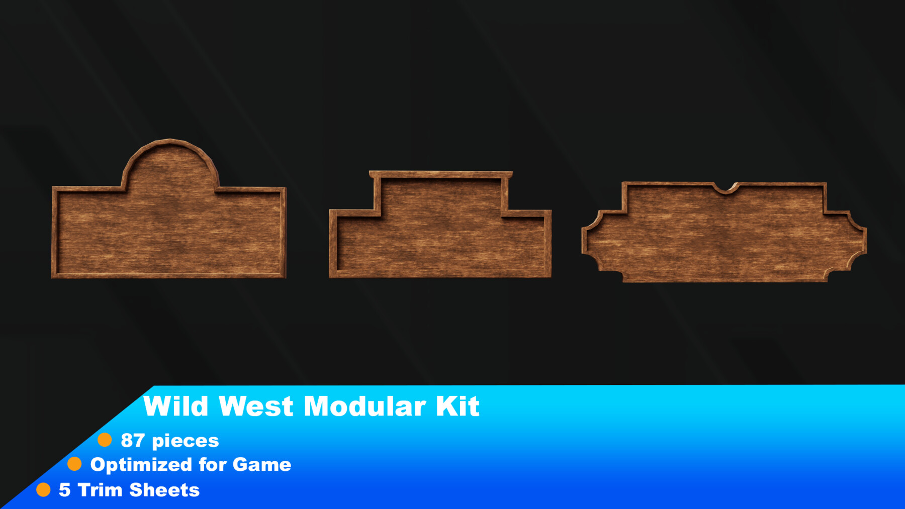 ArtStation - Wild West Modular Kit | Game Assets