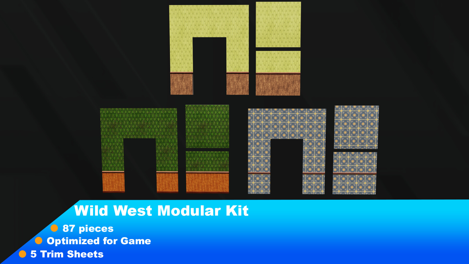 ArtStation - Wild West Modular Kit | Game Assets