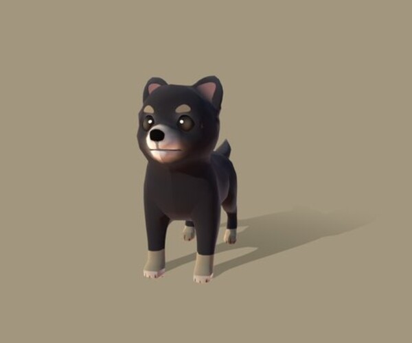 ArtStation - DOG Full Animations - Pomeranian | Game Assets