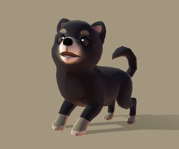 ArtStation - DOG Full Animations - Pomeranian | Game Assets