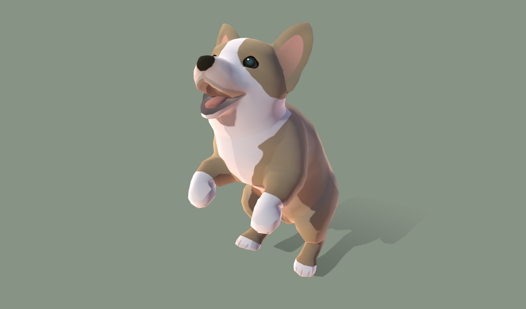 ArtStation - DOG Full Animations - Welsh Corgi | Game Assets
