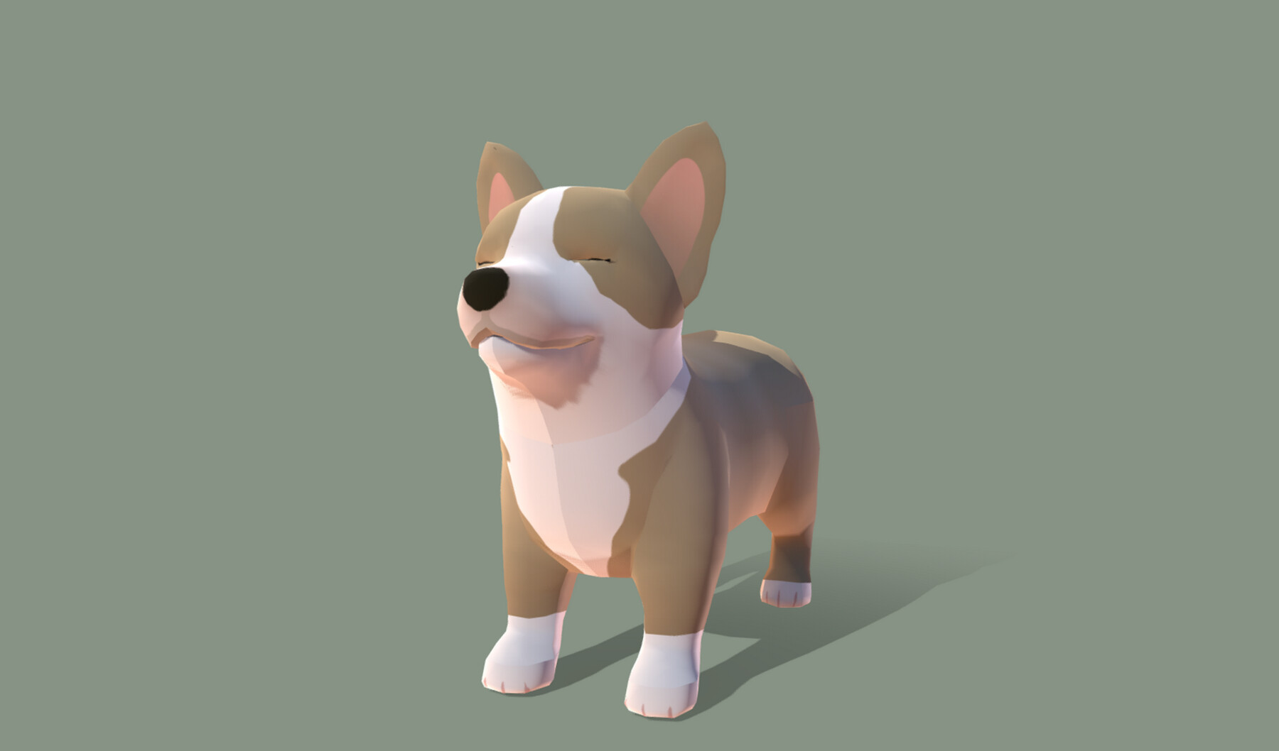 ArtStation - DOG Full Animations - Welsh Corgi | Game Assets