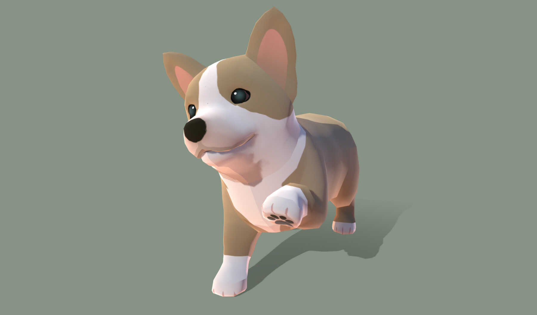 ArtStation - DOG Full Animations - Welsh Corgi | Game Assets