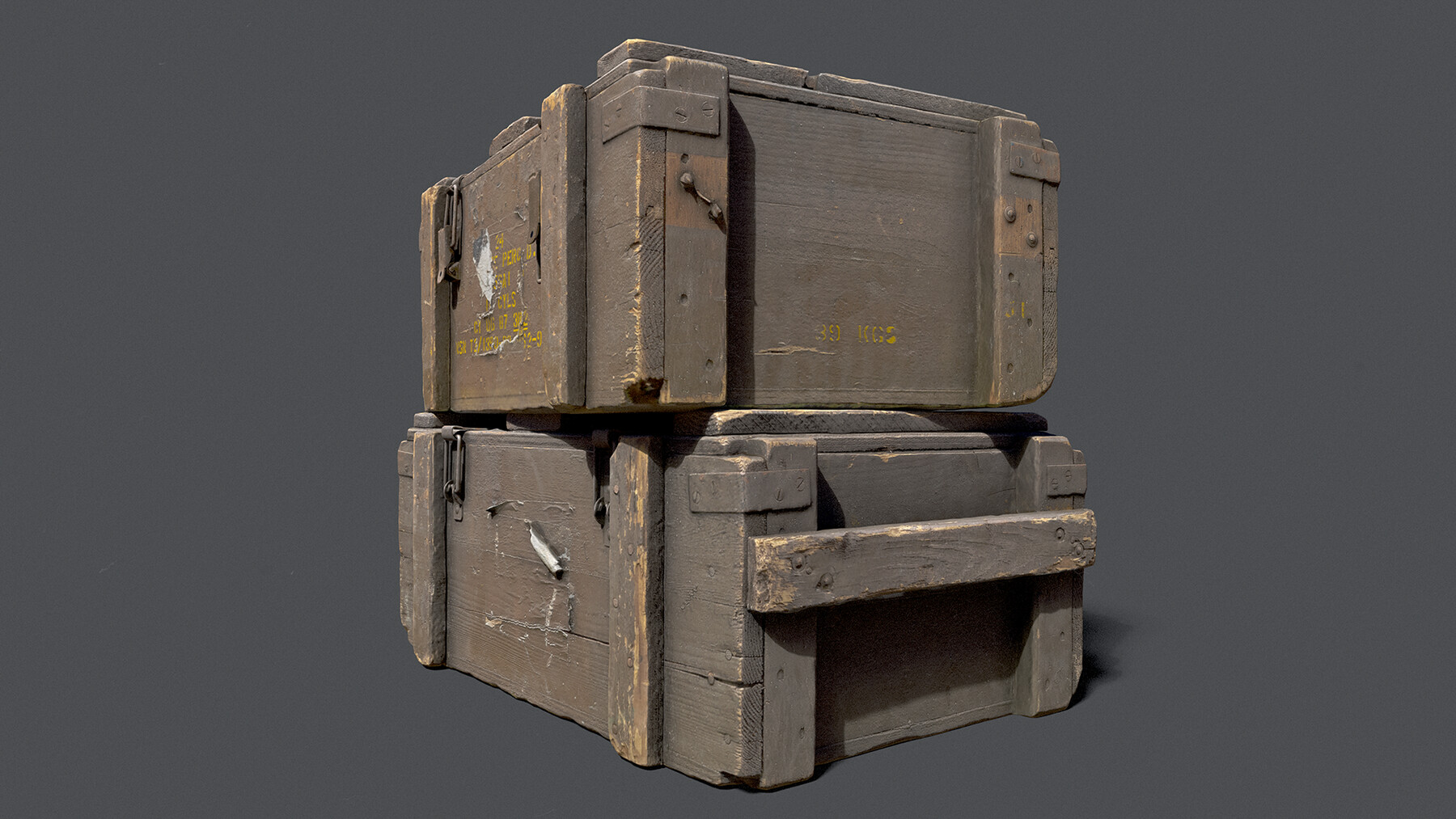 ArtStation - WW2 Ammo Box - Photogrammetry Scanned Game Asset | Game Assets