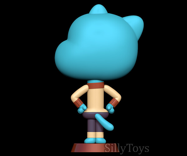 ArtStation - Gumball Watterson - The Amazing World of Gumball 3D print ...