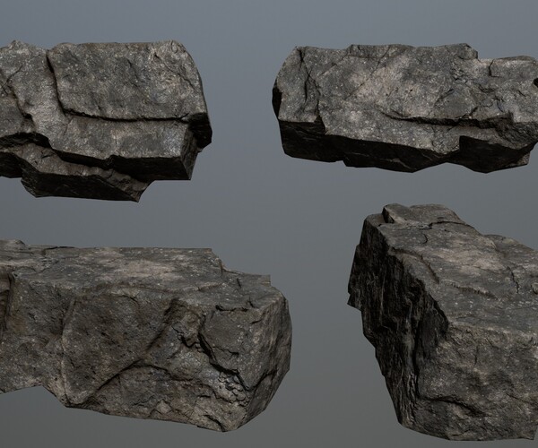 ArtStation - Rock Set 12 | Game Assets