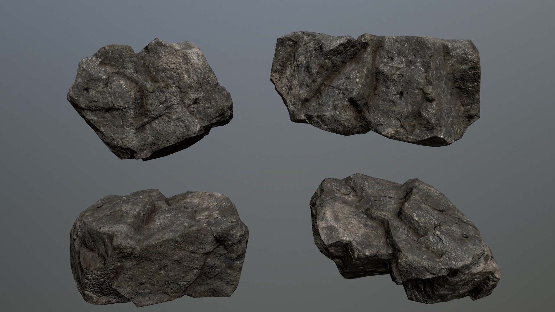 ArtStation - Rock Set 12 | Game Assets
