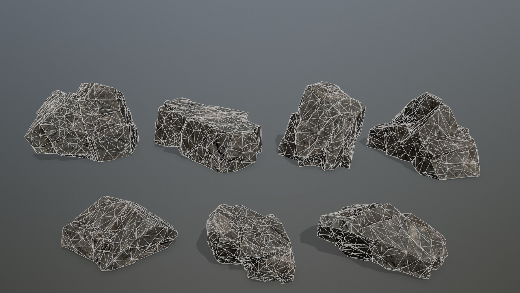 ArtStation - Rock Set 12 | Game Assets