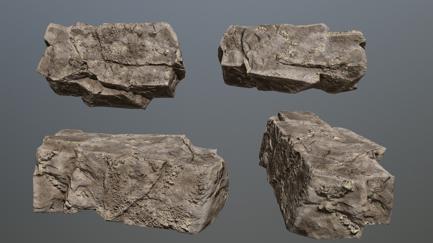 ArtStation - Rock Set 14 | Game Assets