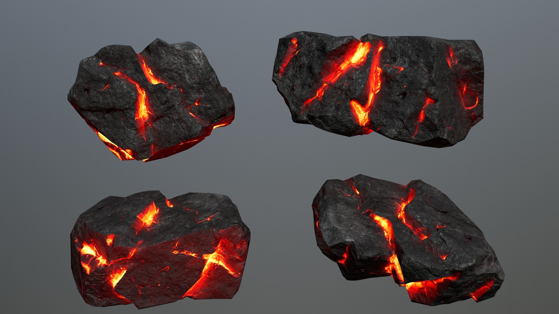 ArtStation - Rock Set 16 | Game Assets