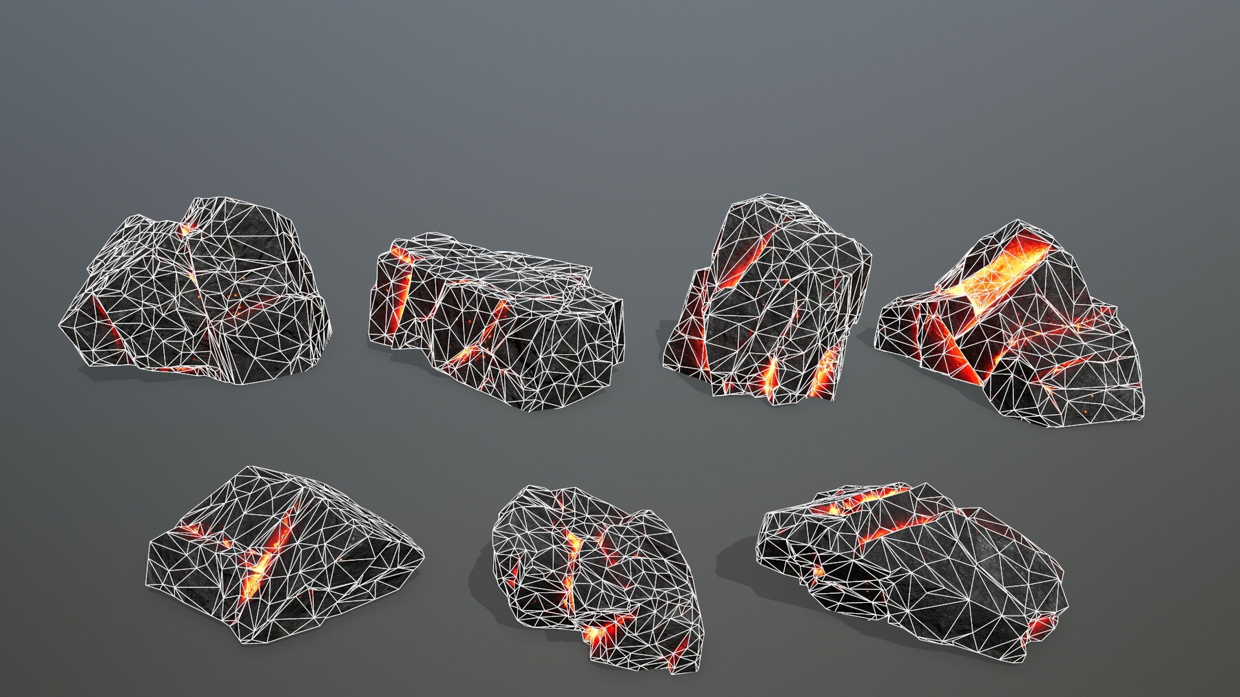 ArtStation - Rock Set 16 | Game Assets