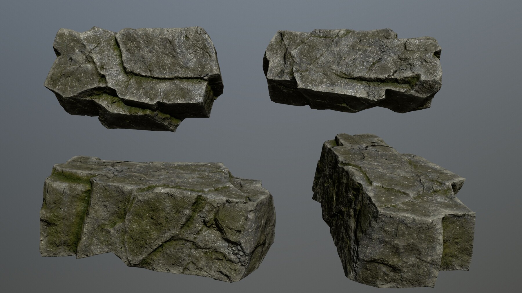 ArtStation - Rock Set 17 | Game Assets