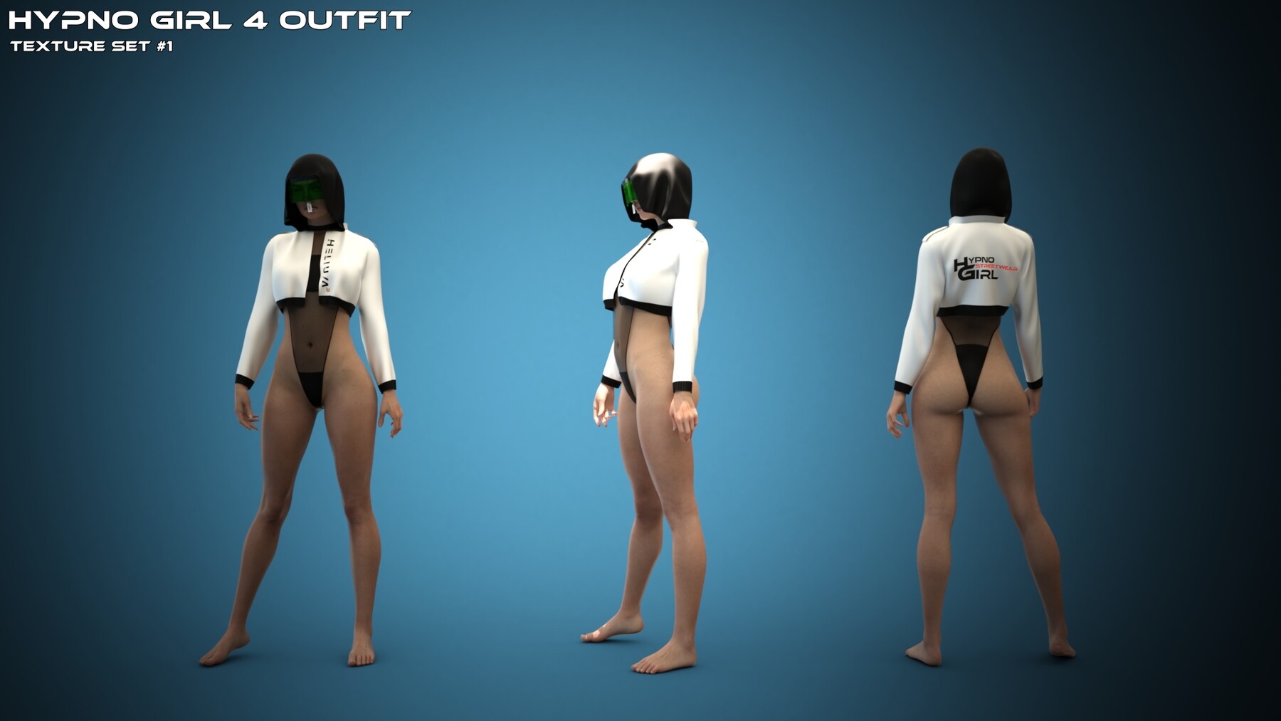 ArtStation - Hypno Girl 4 for Genesis 8 - Blender Version (Blender, FBX, OBJ) | Game Assets