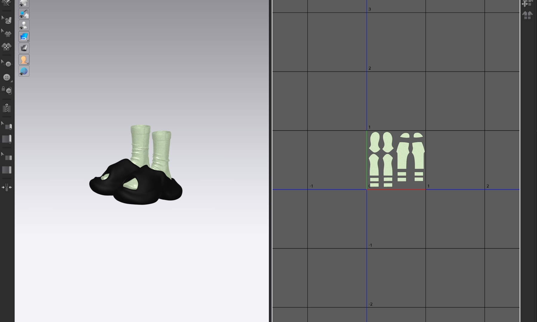 ArtStation - Futuristic Slippers +Socks/ Shoes / Clo 3d/ Marvelous ...