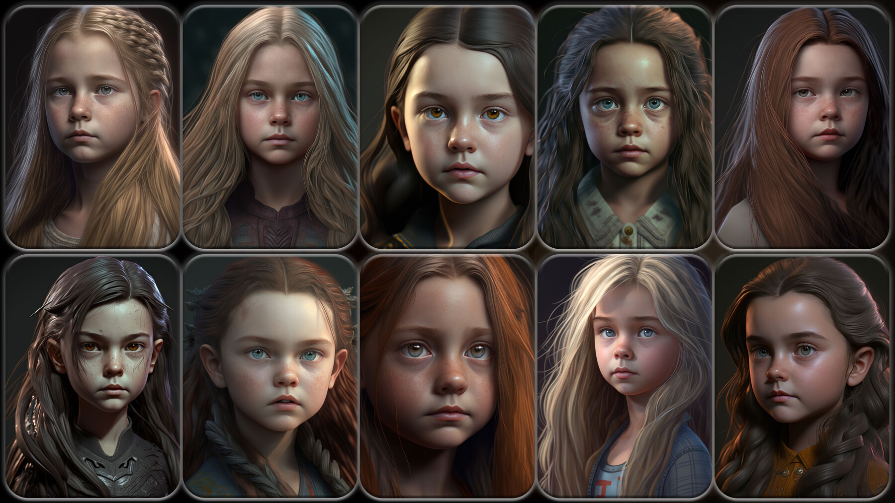 ArtStation - 300 Kid Head Sculpt (Boy and Girl) Reference Pack | 4K | v ...