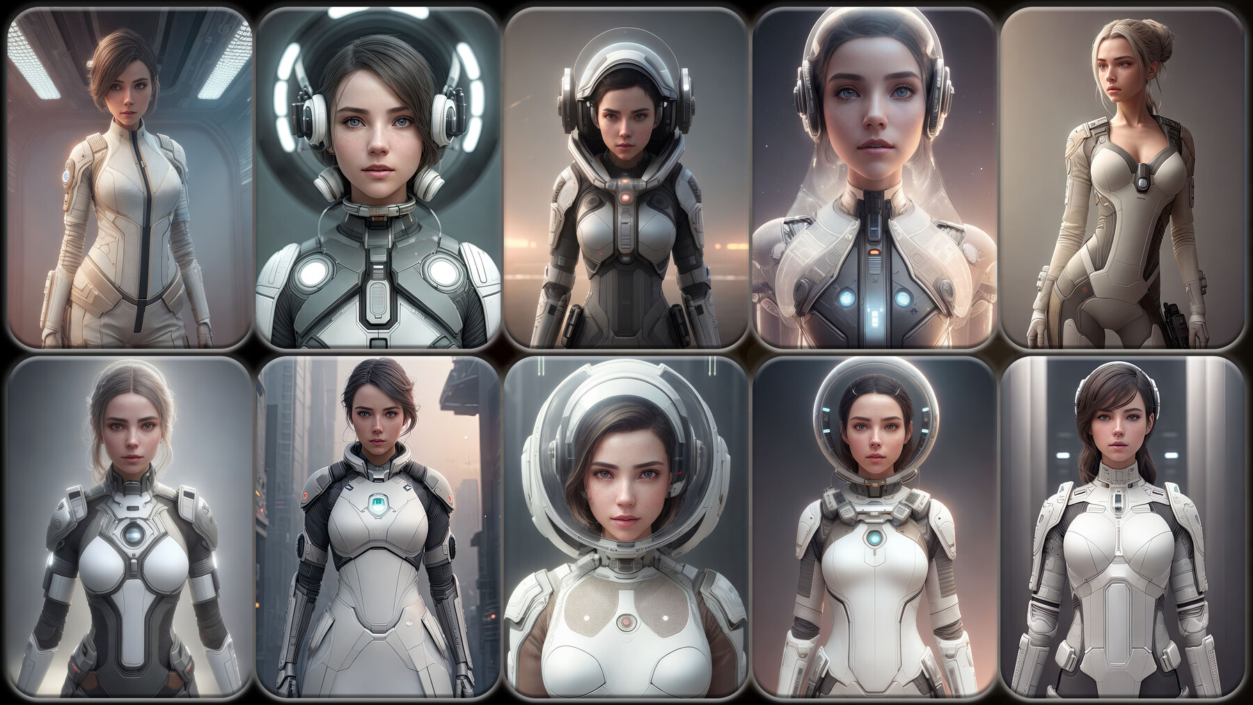 ArtStation - 400 Realistic Female Sci-Fi Reference Pack | 4K | v.1 | Artworks