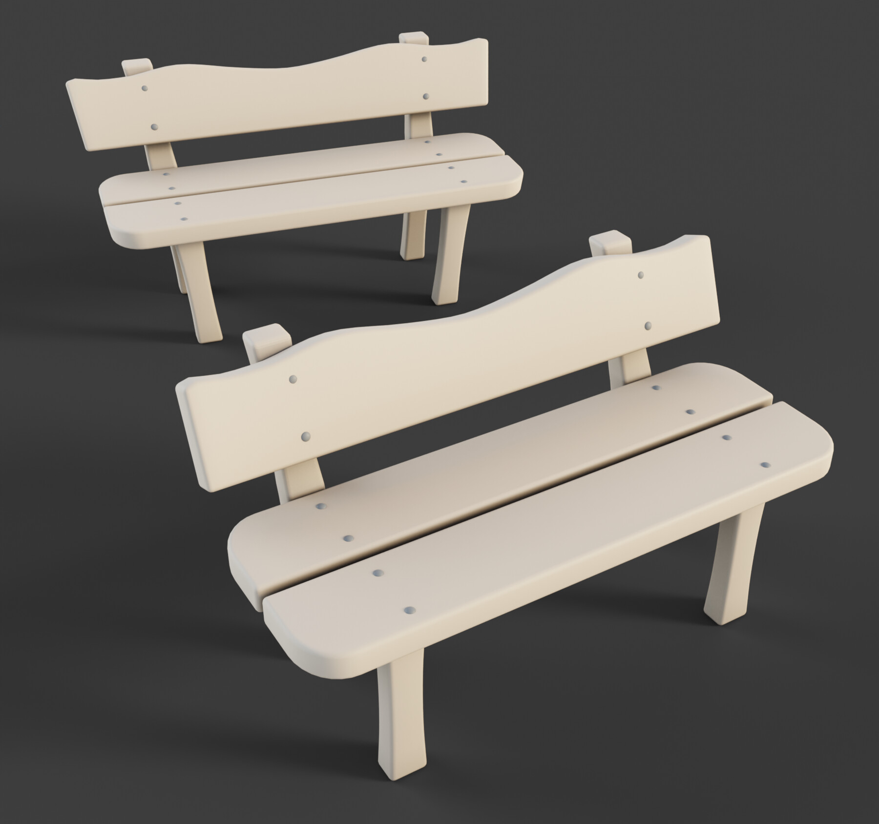 ArtStation - Cartoon Benches Collection | Resources