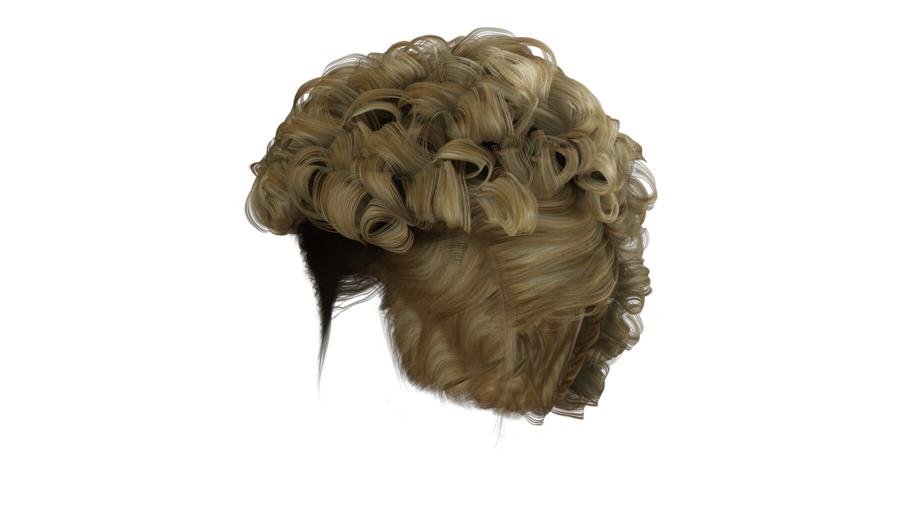 ArtStation - Realistic Female hair modern | Game Assets