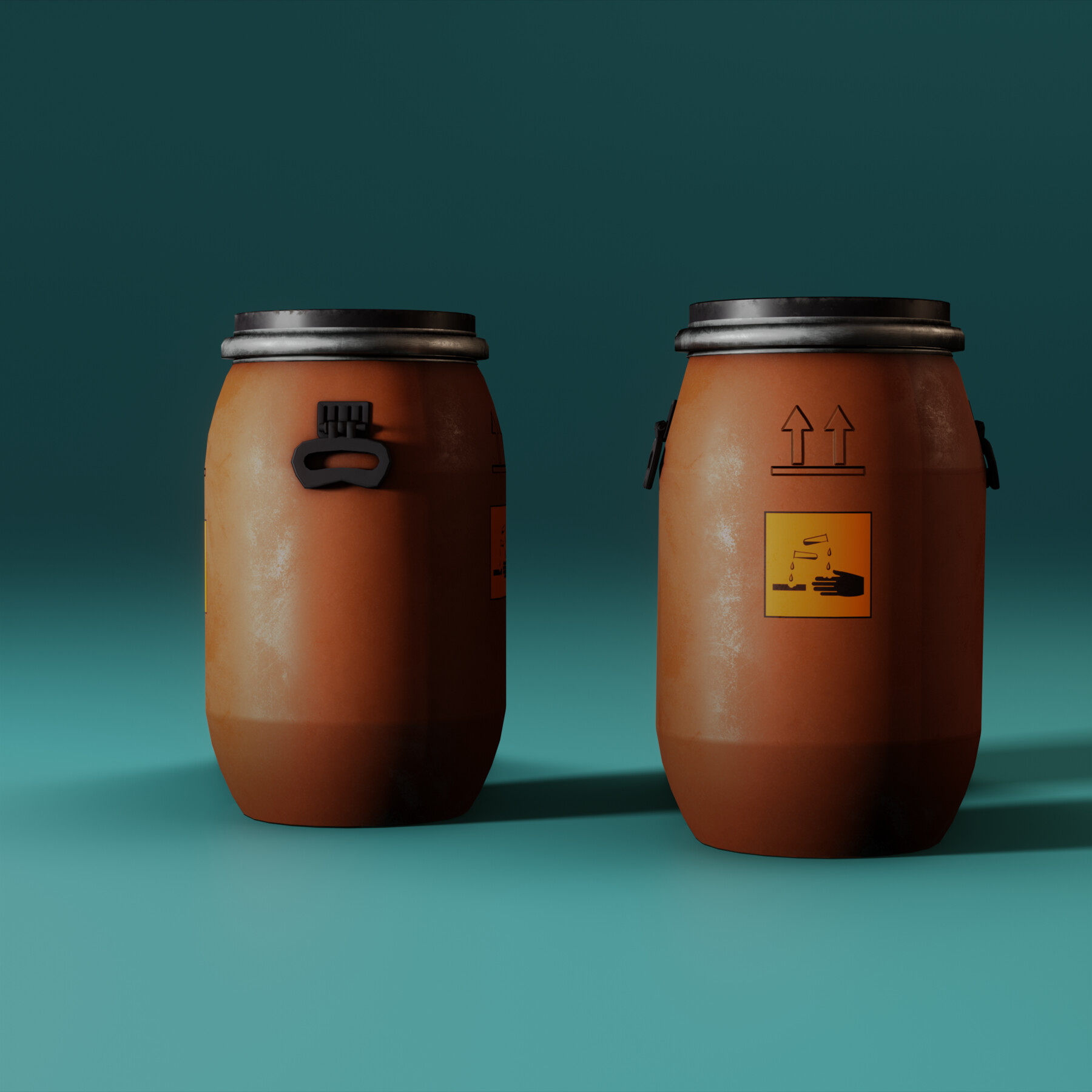 ArtStation - Low Poly Plastic Drum Model | Game Assets