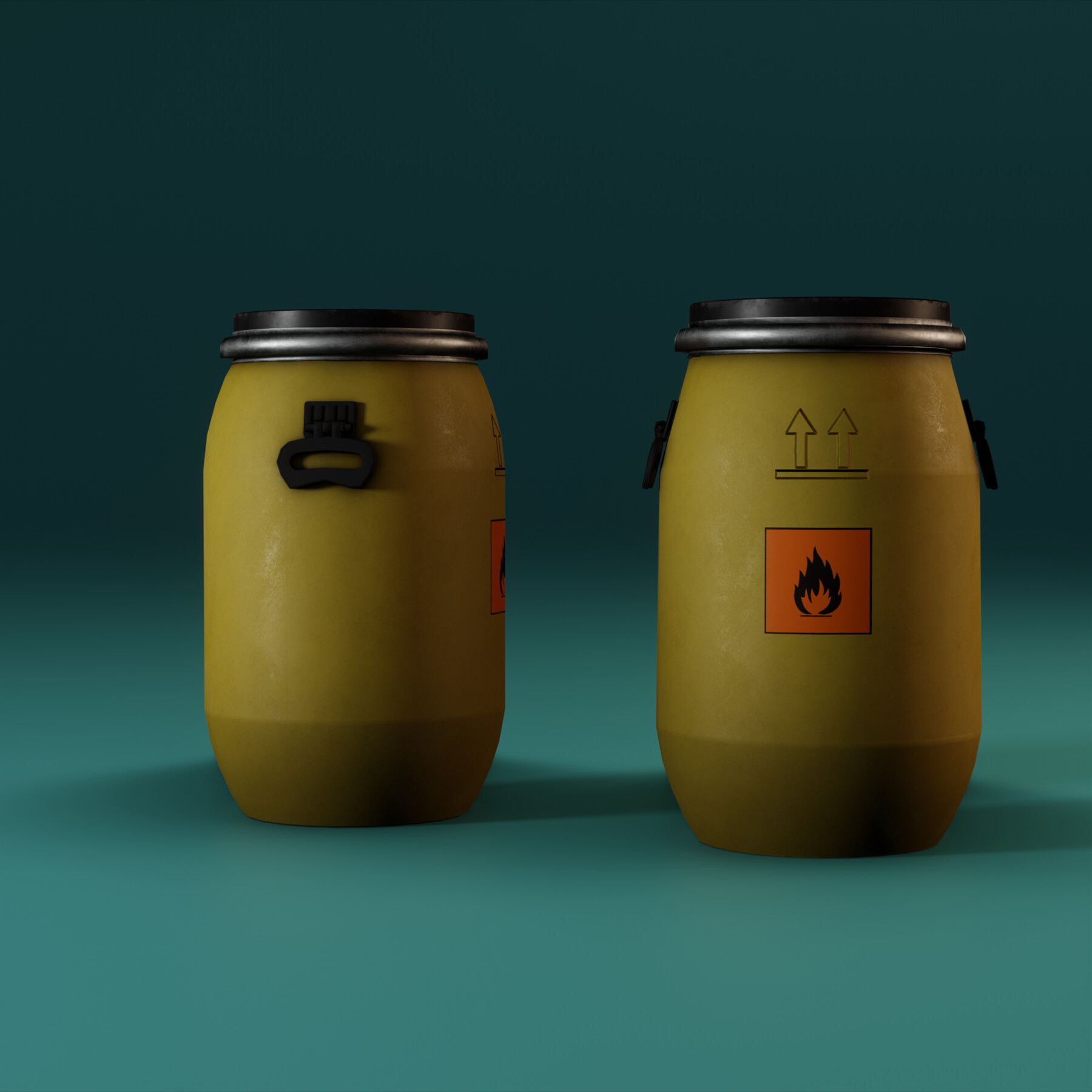 ArtStation - Low Poly Plastic Drum Model | Game Assets