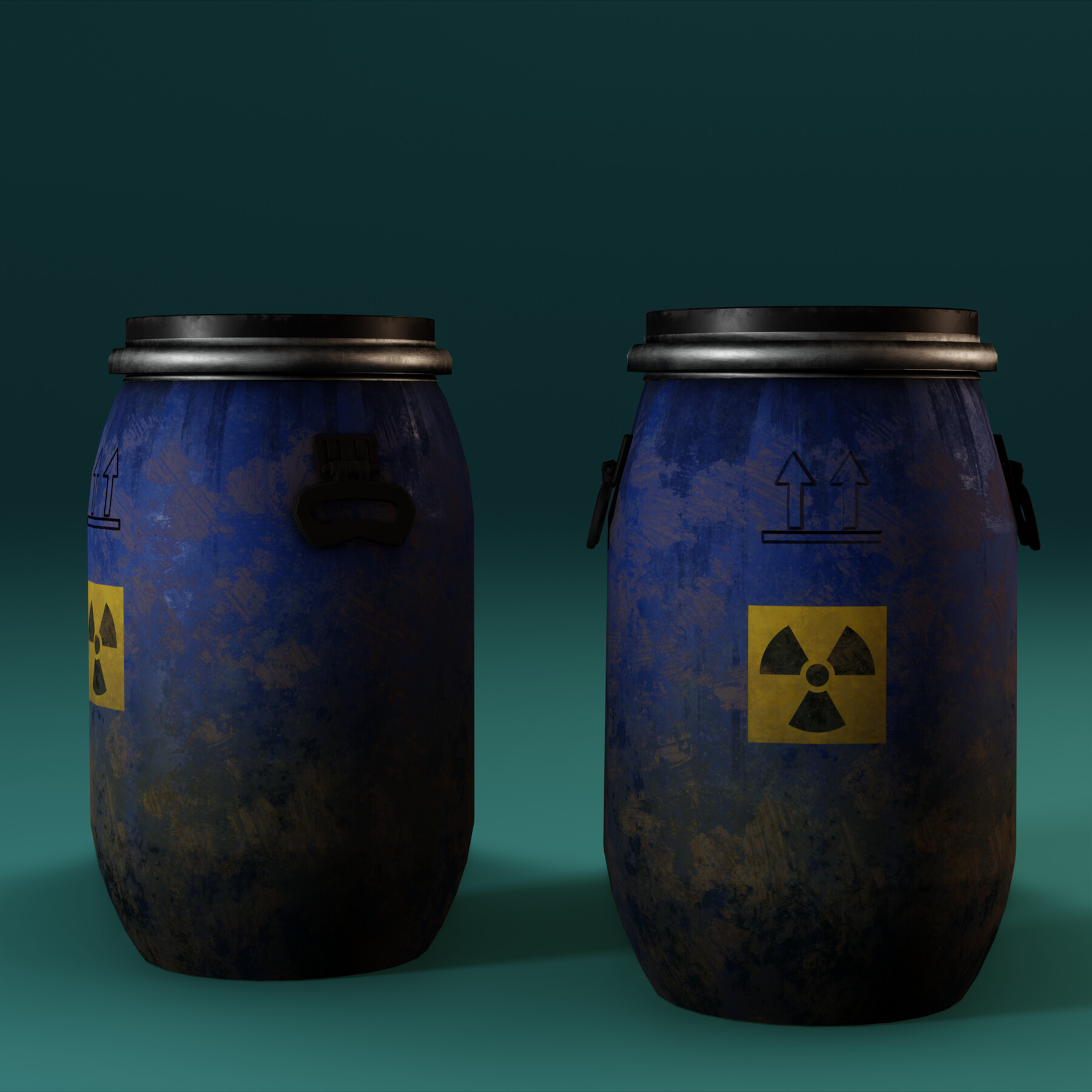 ArtStation - Low Poly Plastic Drum Model | Game Assets