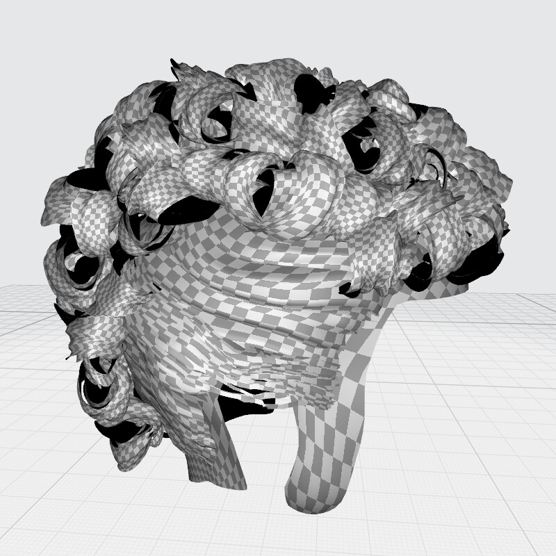 ArtStation - Realistic Female hair modern | Game Assets