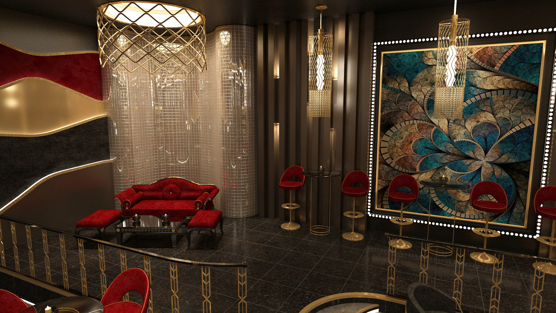 ArtStation - Luxury nightclub bar interior design | Resources