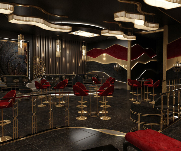 ArtStation - Luxury nightclub bar interior design | Resources