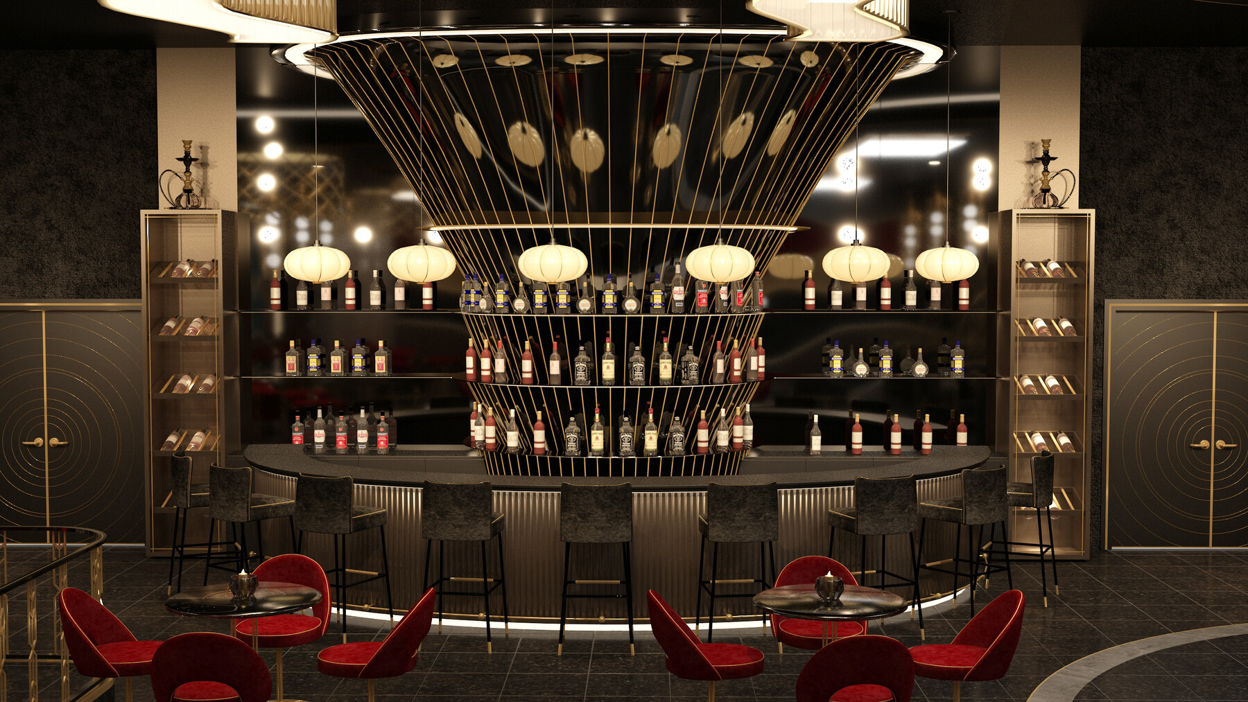 ArtStation - Luxury nightclub bar interior design | Resources
