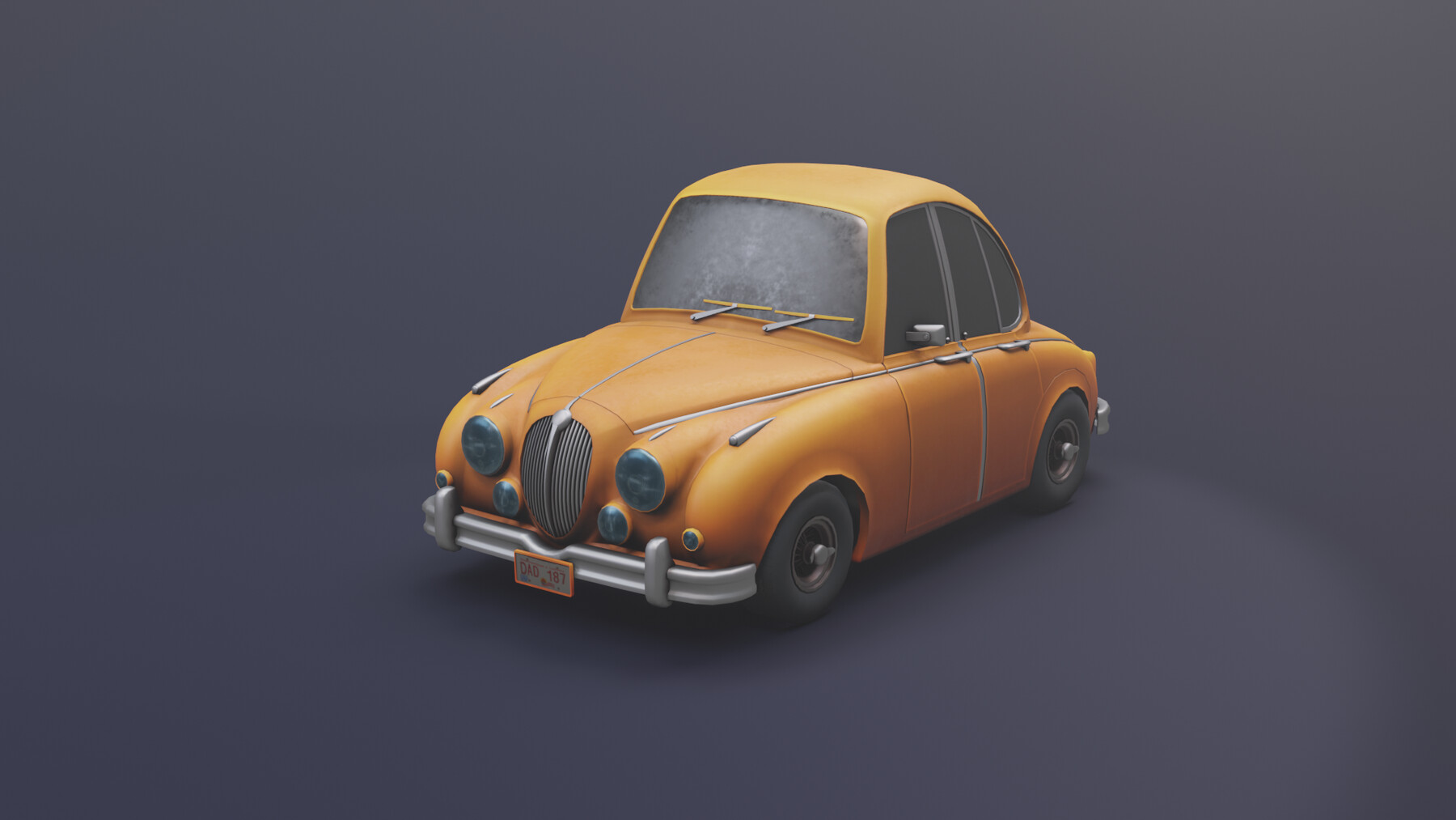 ArtStation - Low Poly Stylized Cartoon Car | Game Assets