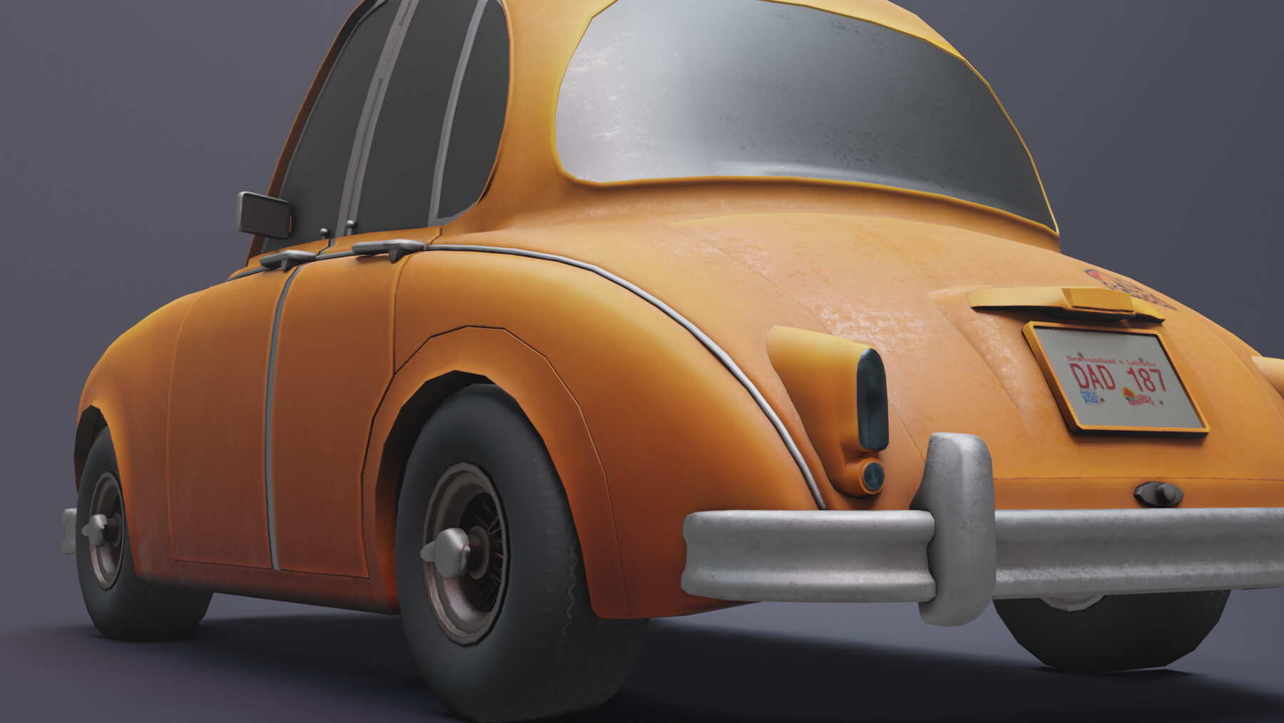 ArtStation - Low Poly Stylized Cartoon Car | Game Assets