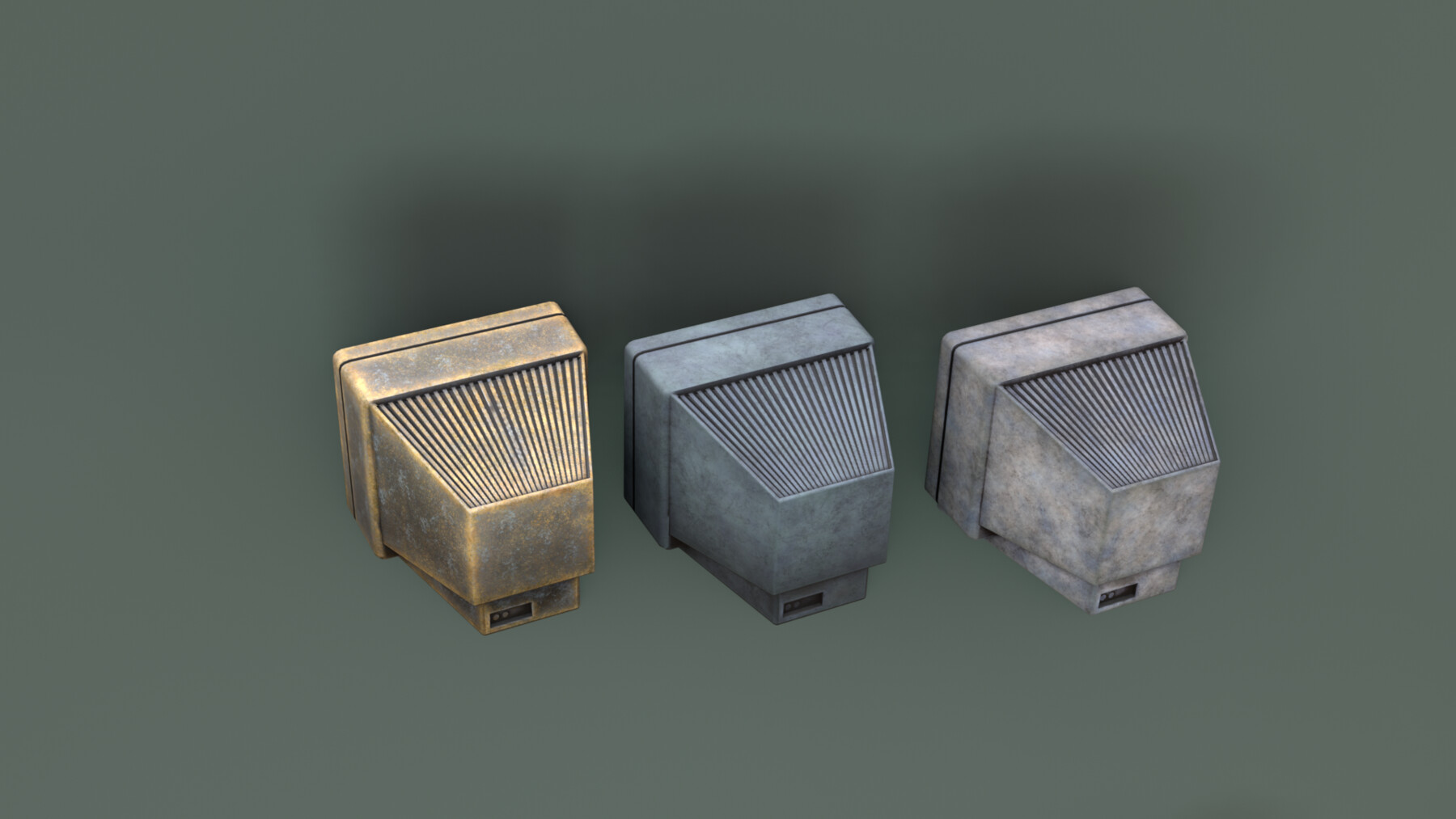 ArtStation - Monitors Dirty Props pack | Game Assets