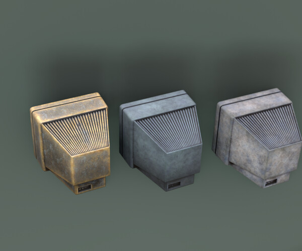 ArtStation - Monitors Dirty Props pack | Game Assets