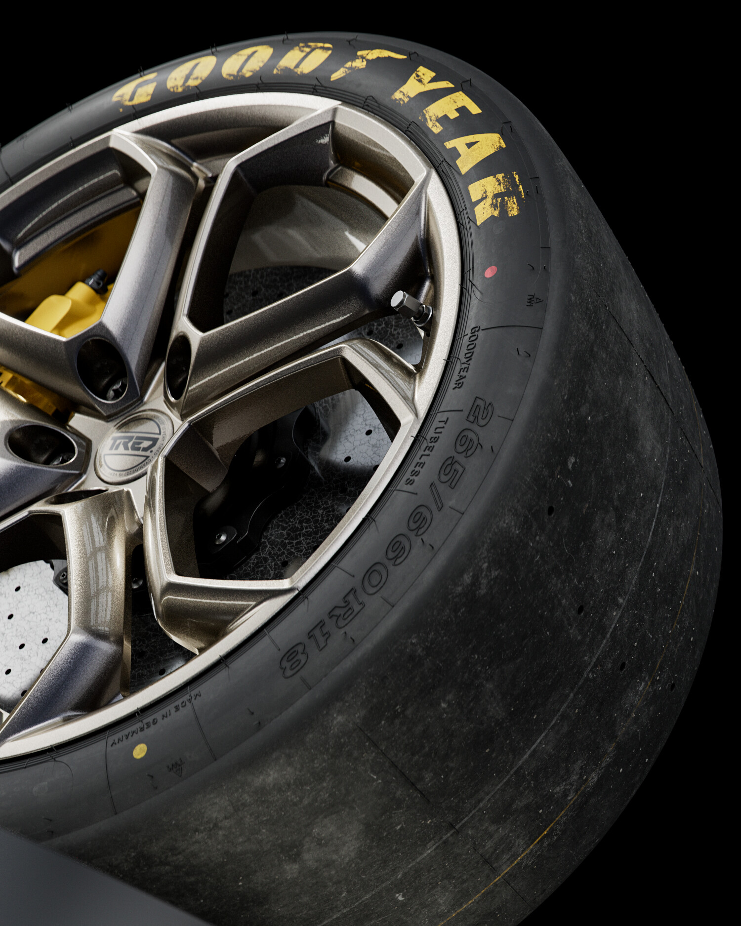 ArtStation - Goodyear 265/660 ZR18 BTCC Slick Race Tyre (Real World ...