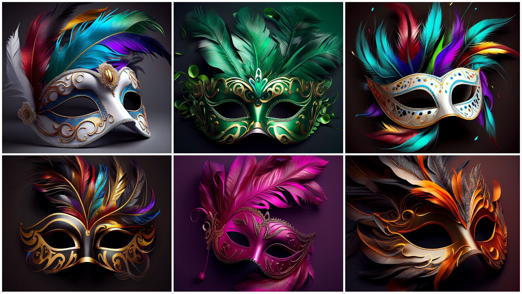 ArtStation - 200 Carnival Mask _vol 02 | Artworks