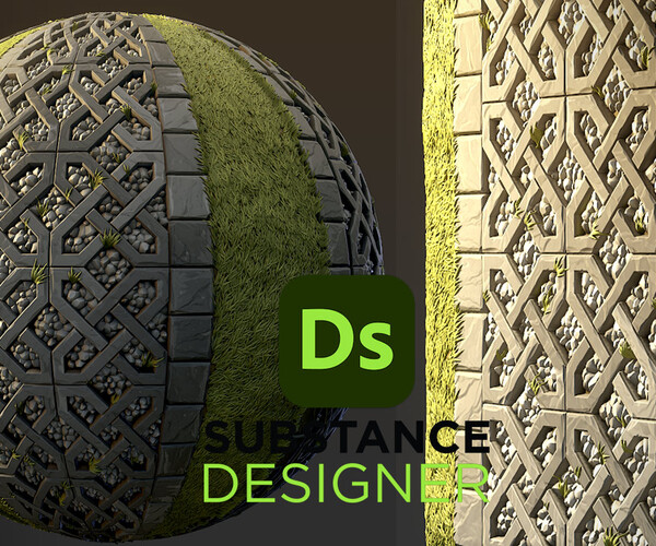 ArtStation - Stylized Stone Pavers - Substance 3D Designer | Game Assets