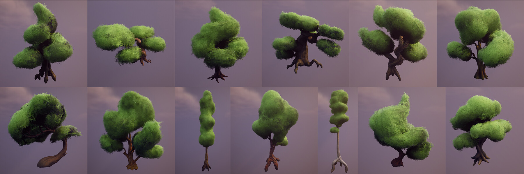 ArtStation - Stylized Tree Pack | Resources