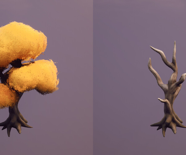 ArtStation - Stylized Tree Pack | Resources
