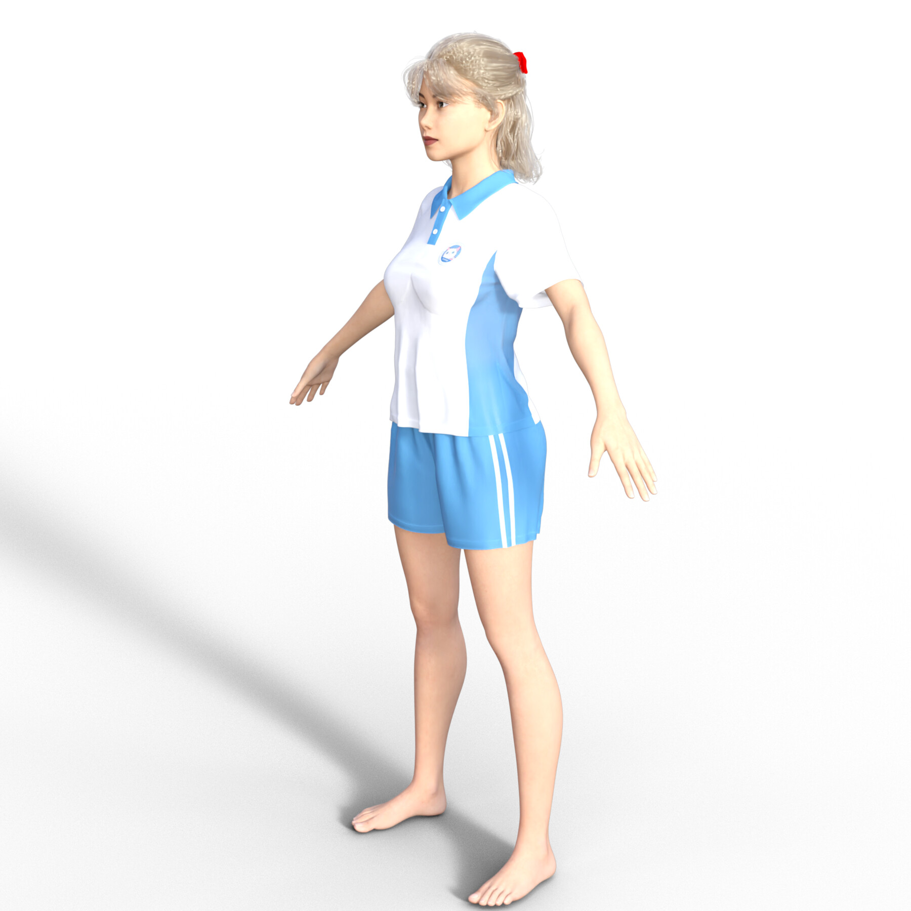 ArtStation - Haivyn-Students in school uniform//blendshape facial ...