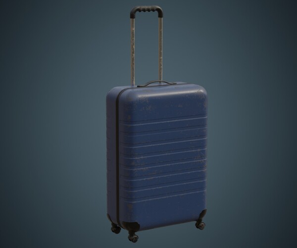 ArtStation - Rolling Suitcase 1B | Game Assets