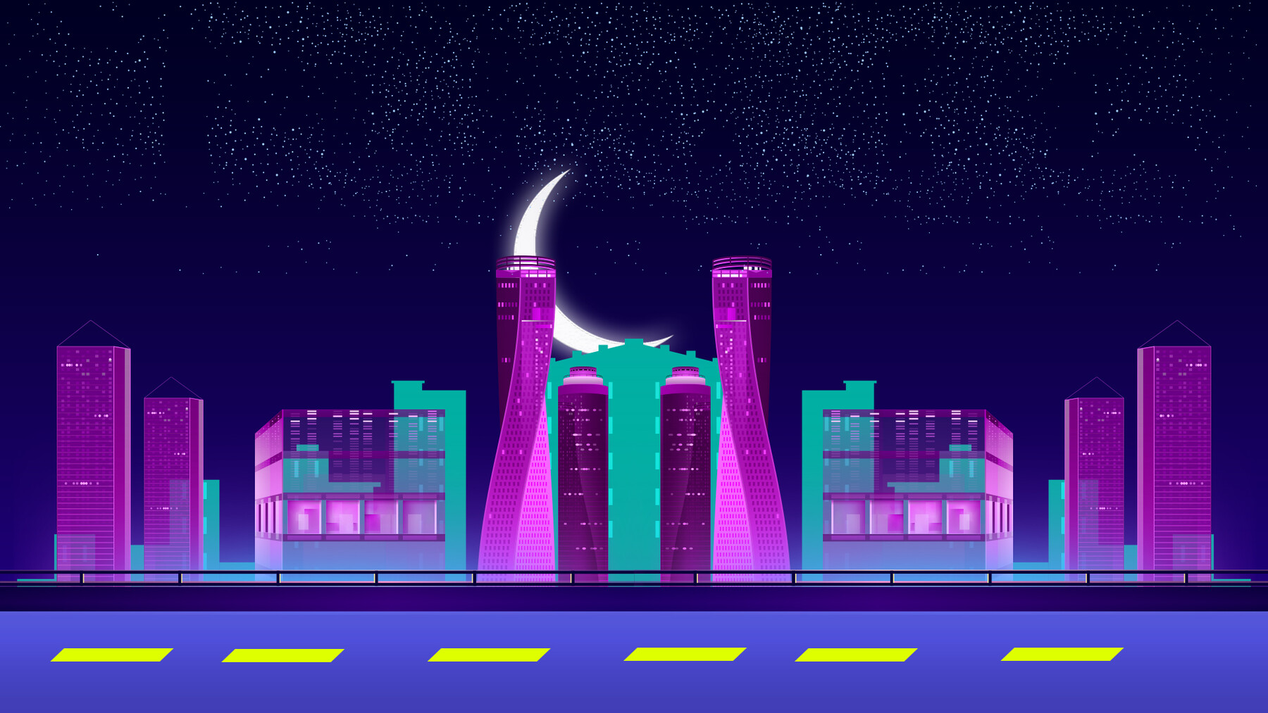 ArtStation - CITY PARALLAX GAME BACKGROUND | Game Assets