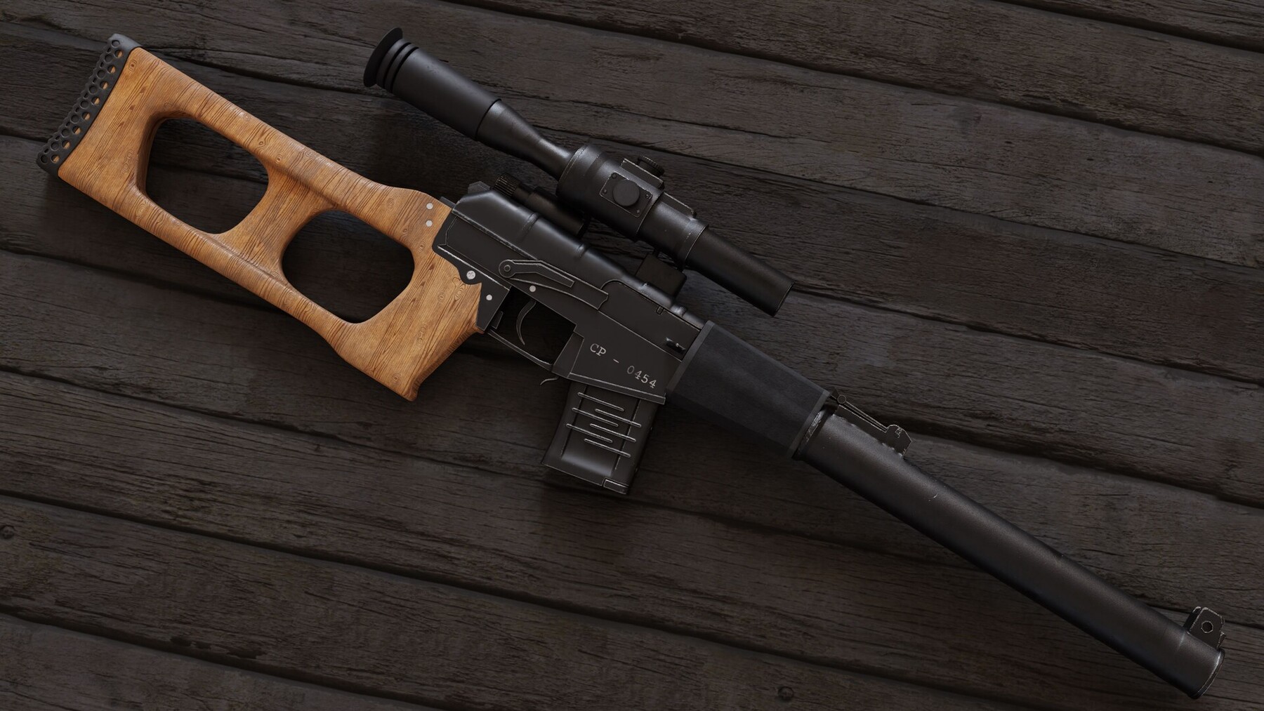 ArtStation - VSS Vintorez Gun | Game Assets