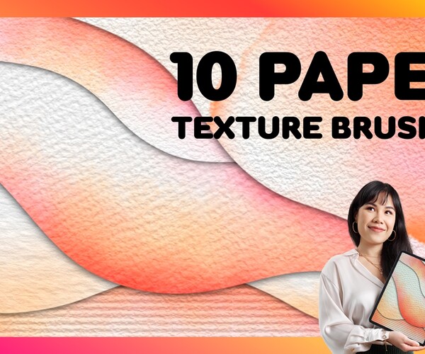 ArtStation - Procreate Watercolor Paper | 10 Procreate Brushes | Brushes